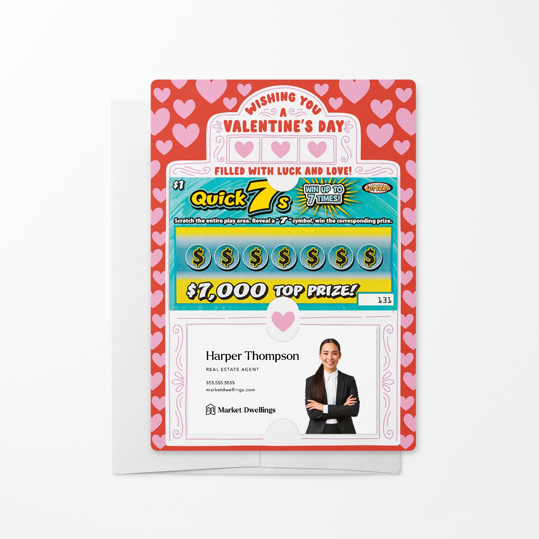 Set of Wishing you a Valentine's Day Filled with Luck and Love! Lotto ...