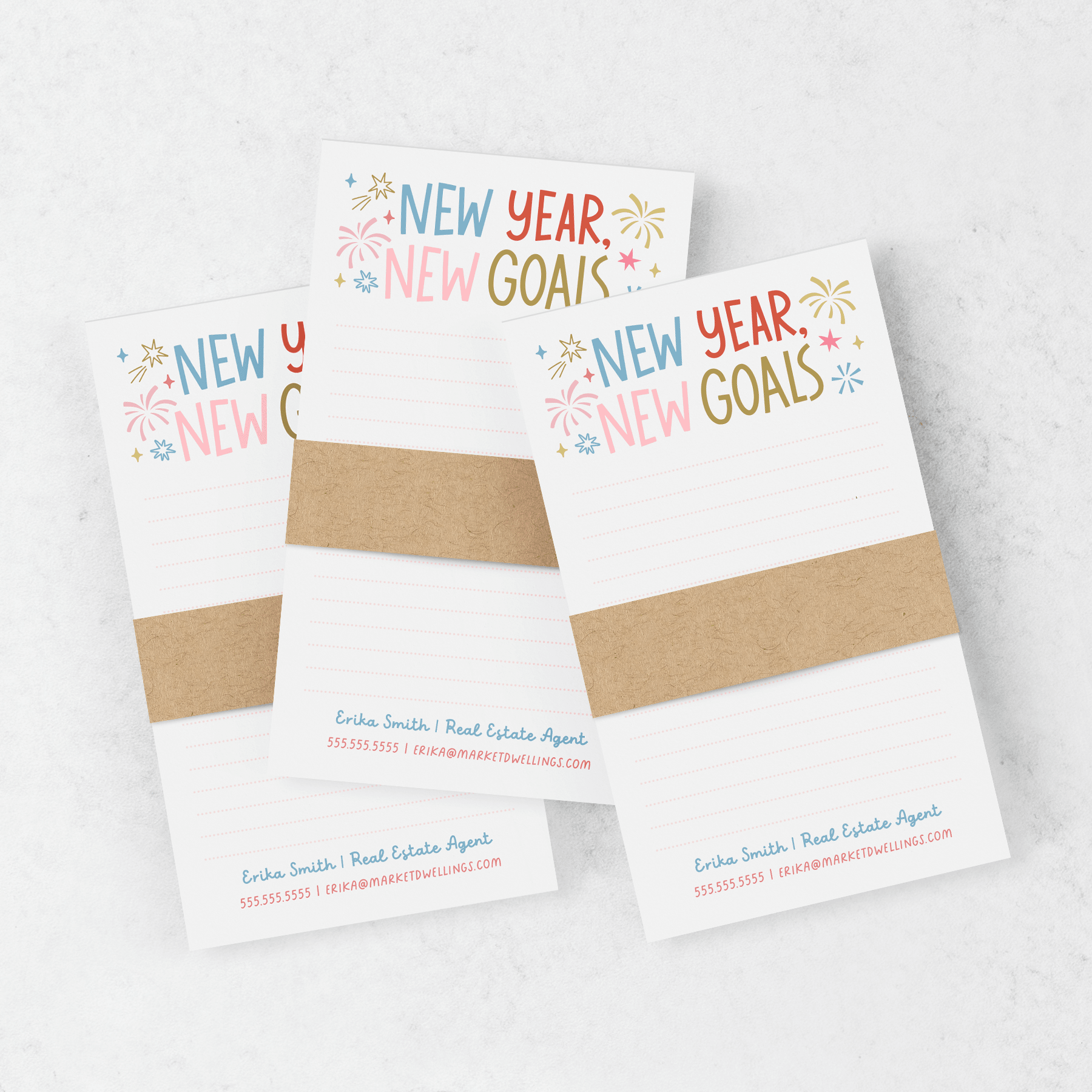 Real Estate New Year's Notepads – Market Dwellings