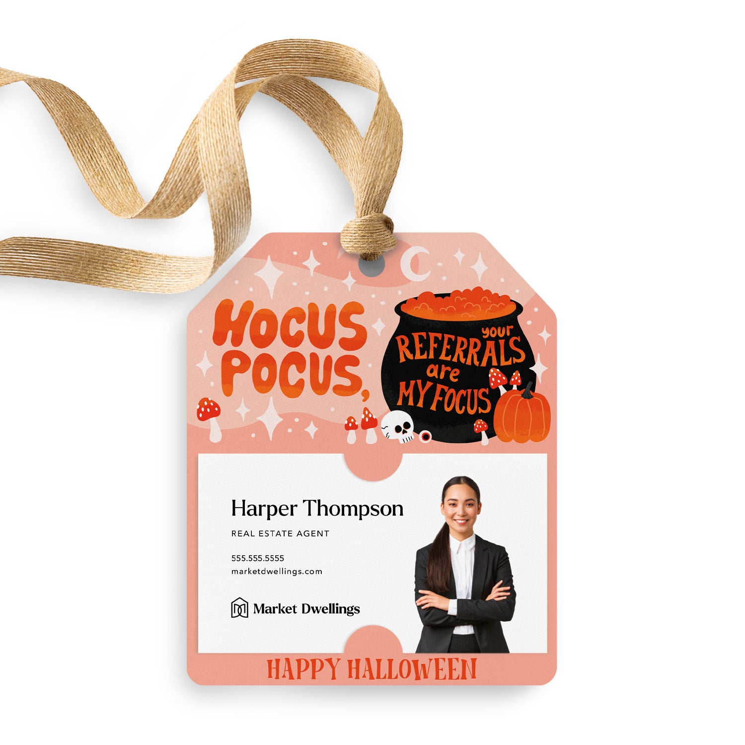 Hocus Pocus, Your Referrals Are My Focus! | Gift Tags – Market Dwellings