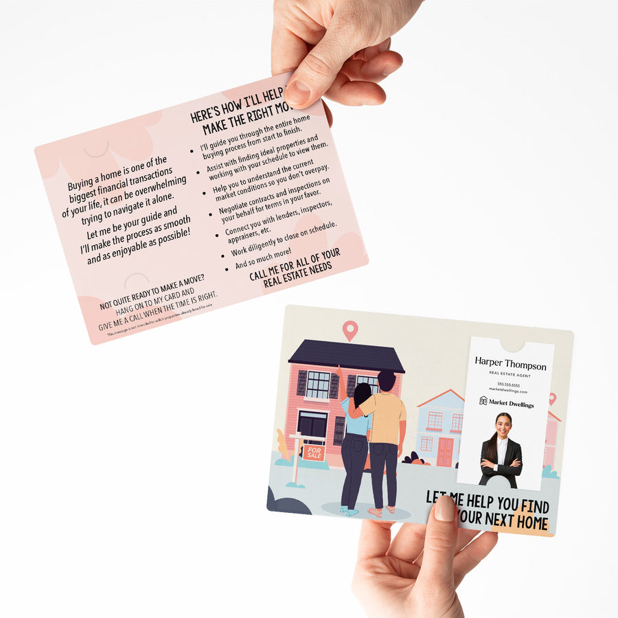 Vertical | Set of "Let Me Help You Find Your Next Home" Mailers | Enve ...