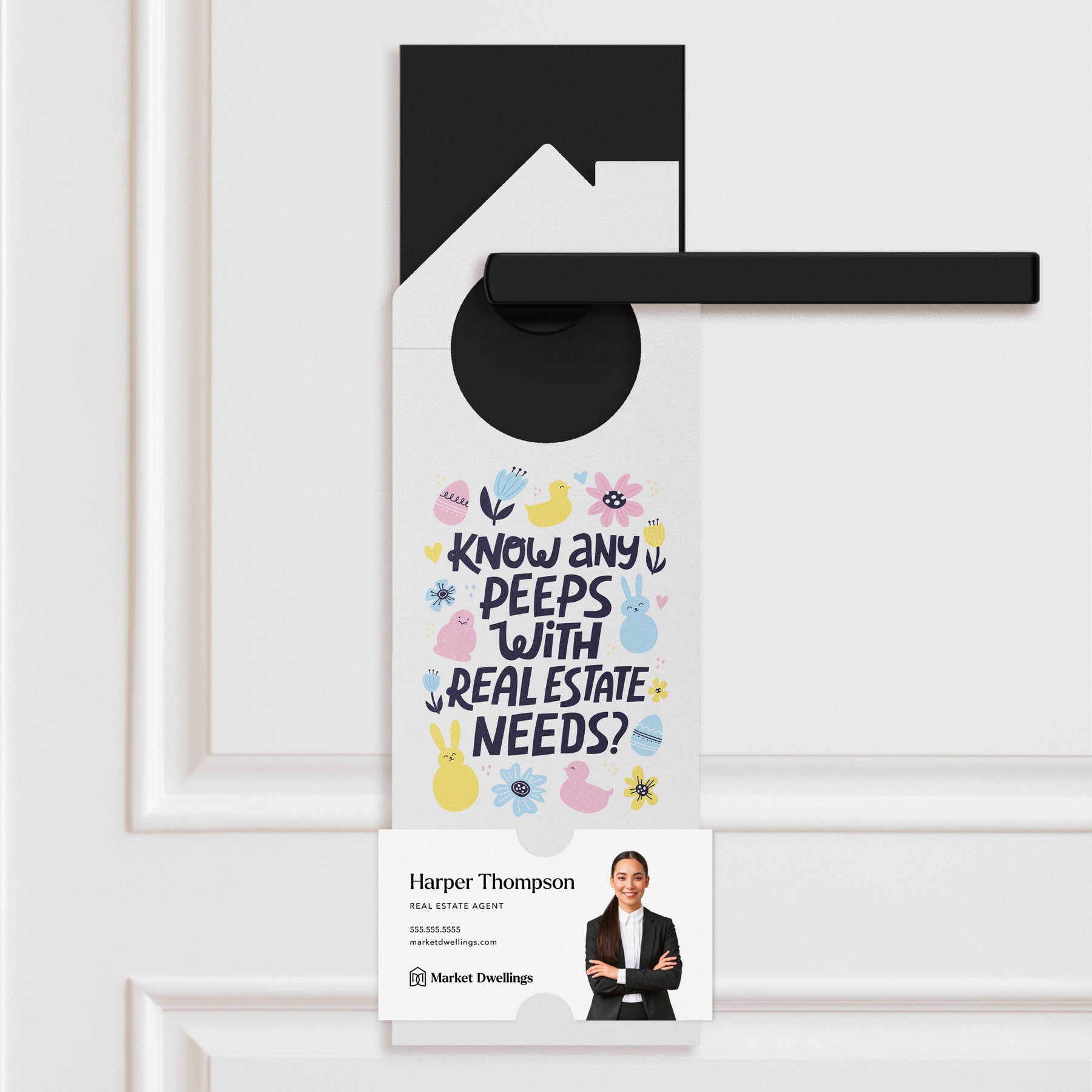 Know Any Peeps with Real Estate Needs? Door Hangers – Market Dwellings