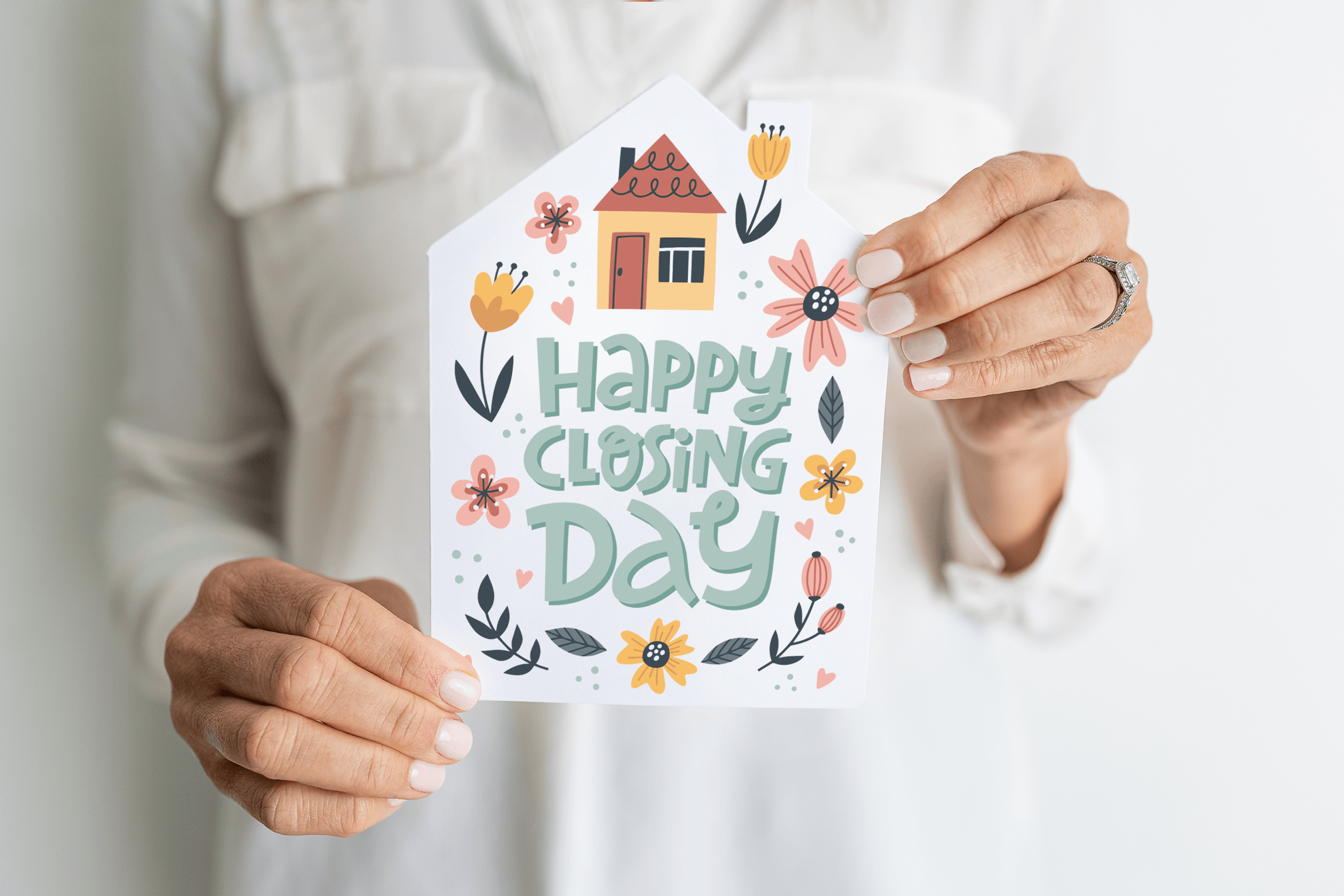 Set of "Happy Closing Day" Real Estate Agent Greeting Cards | Envelope ...