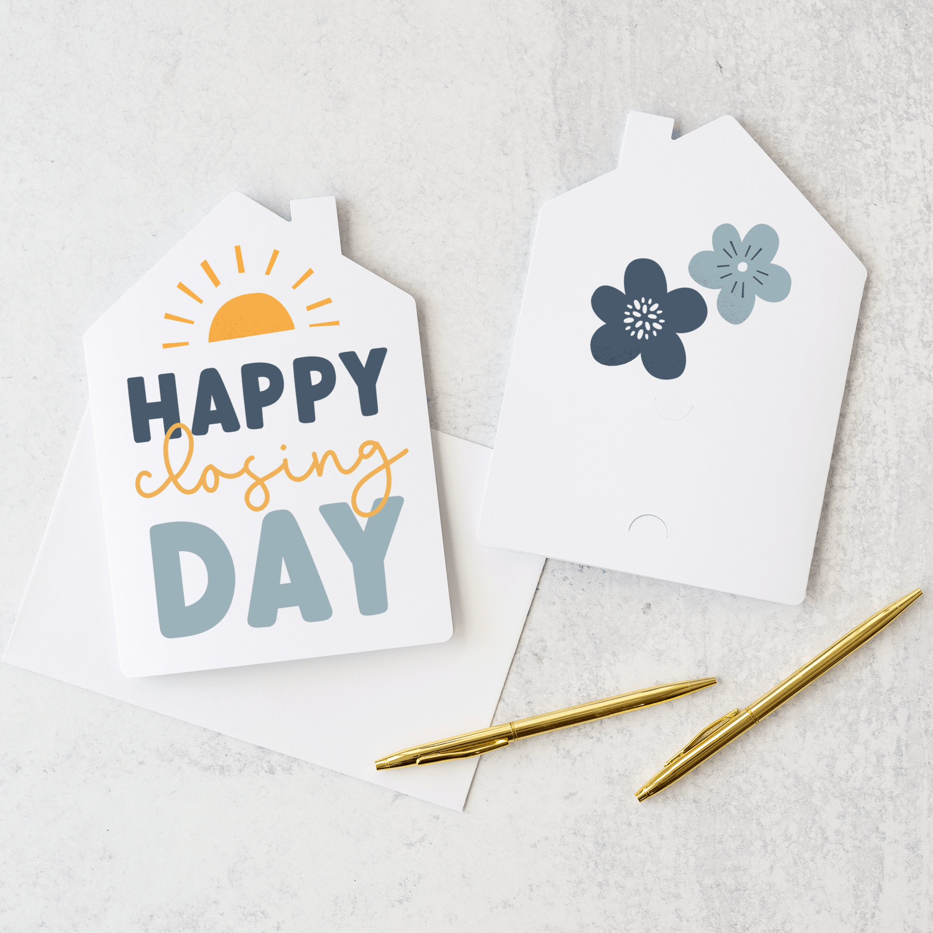 Set of "Happy Closing Day" Greeting Cards | Envelopes Included | 48-GC ...