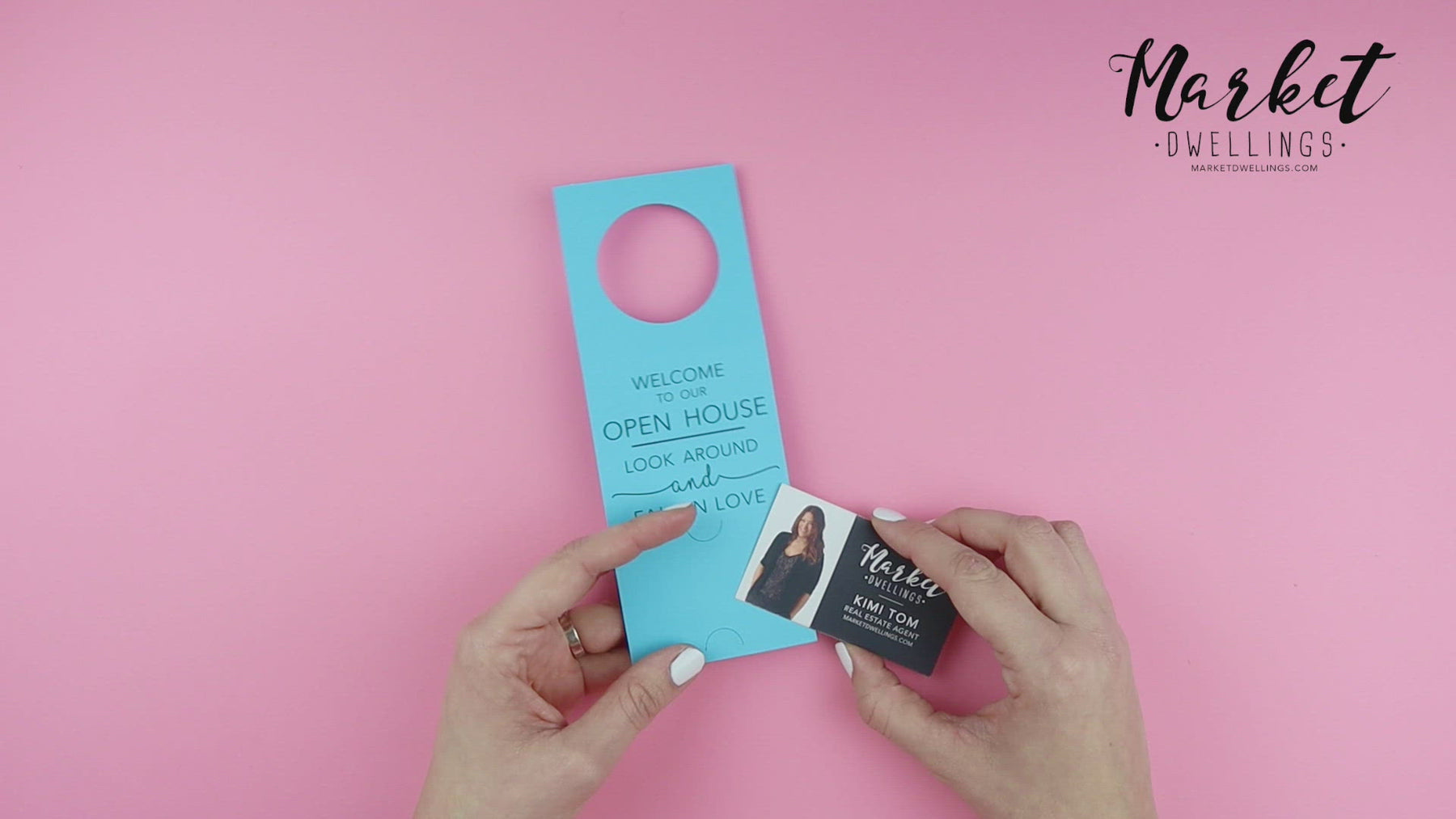 Welcome to our Open House | Bottle Hang Tag | Bottle Bib | 1-BT001 ...